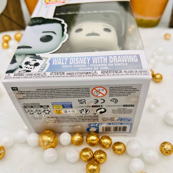 Funko | Other | Funko Pop Disney 0 Walt Disney With Drawing | Poshmark